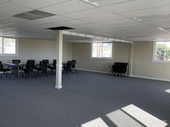 Open commercial/church space. | Rent this location on Giggster
