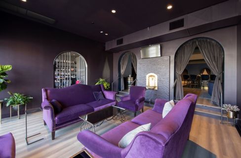 Purple themed Private Lounge Room Bar in Birmingham | Rent this ...