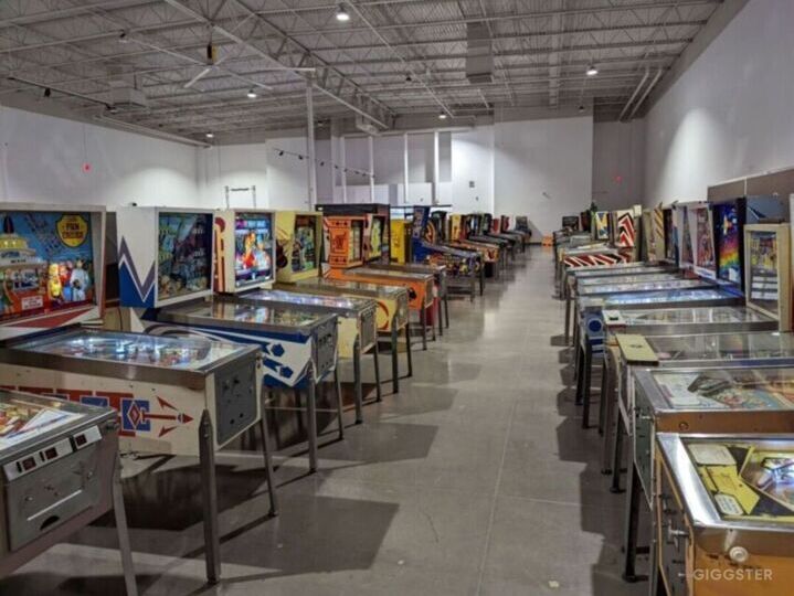 25,000 sq ft New Pinball Arcade Facility | Rent this location on Giggster