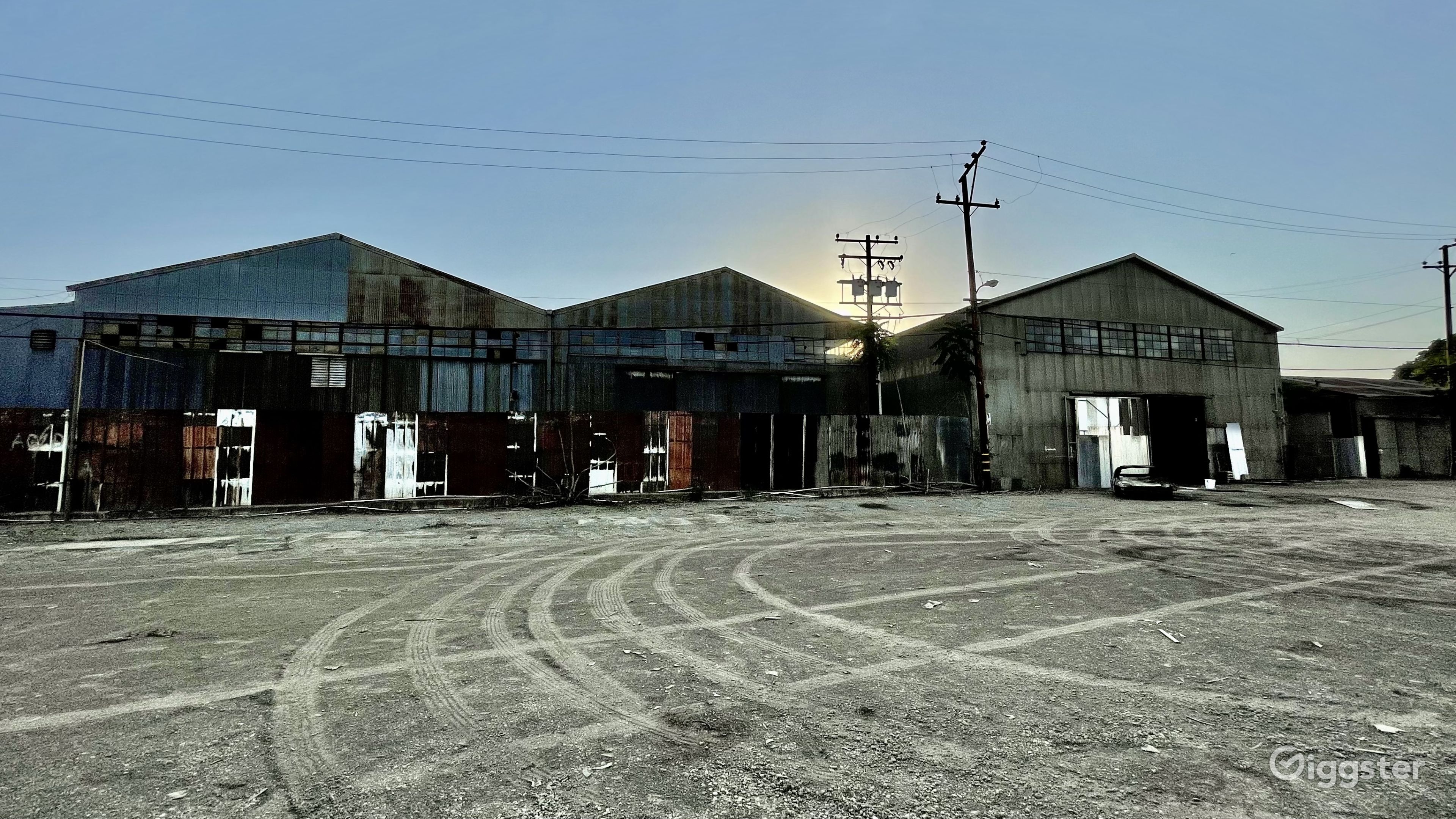 HUGE Industrial Gated Warehouse Lot | Rent this location on Giggster