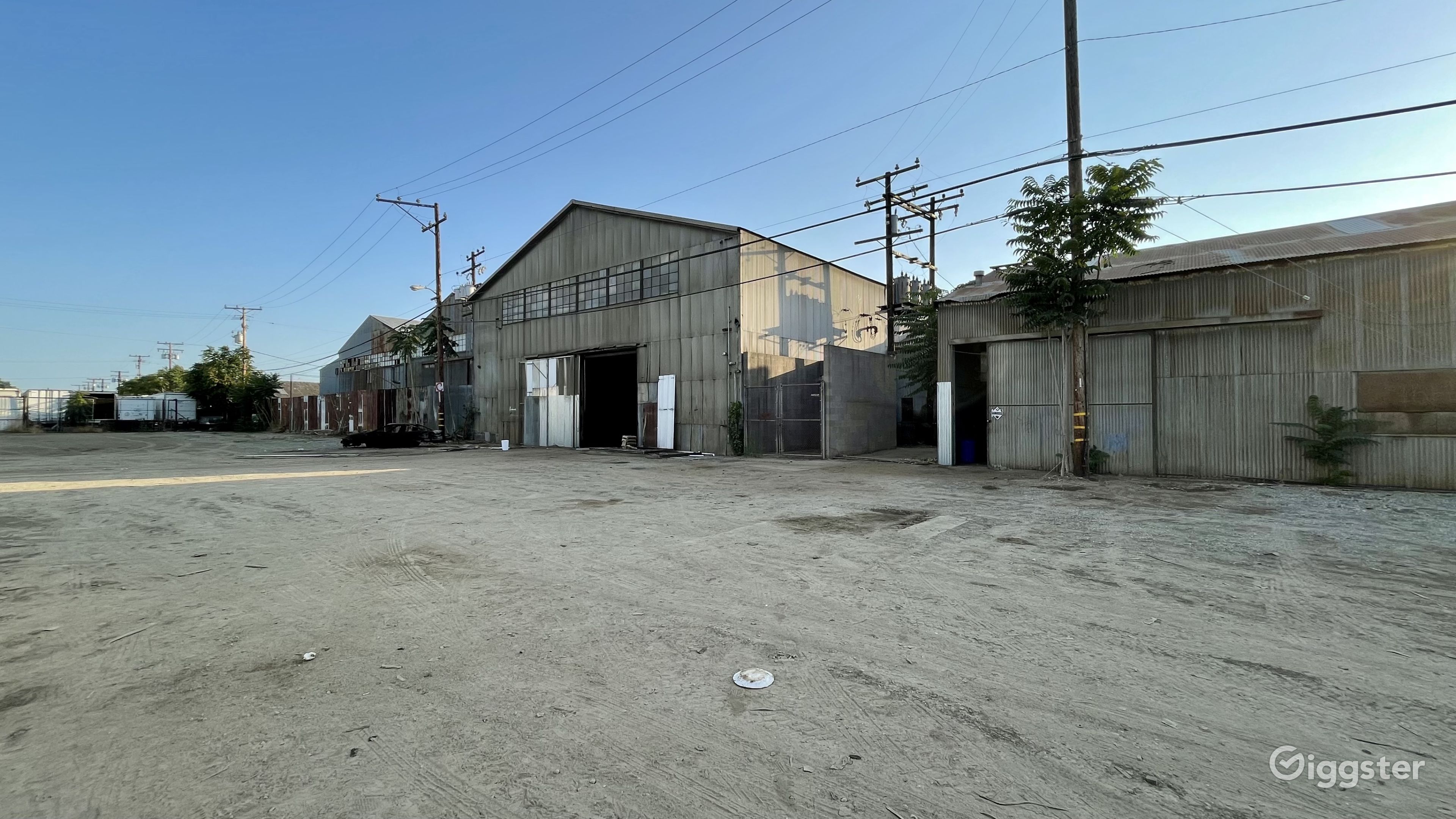 HUGE Industrial Gated Warehouse Lot | Rent this location on Giggster