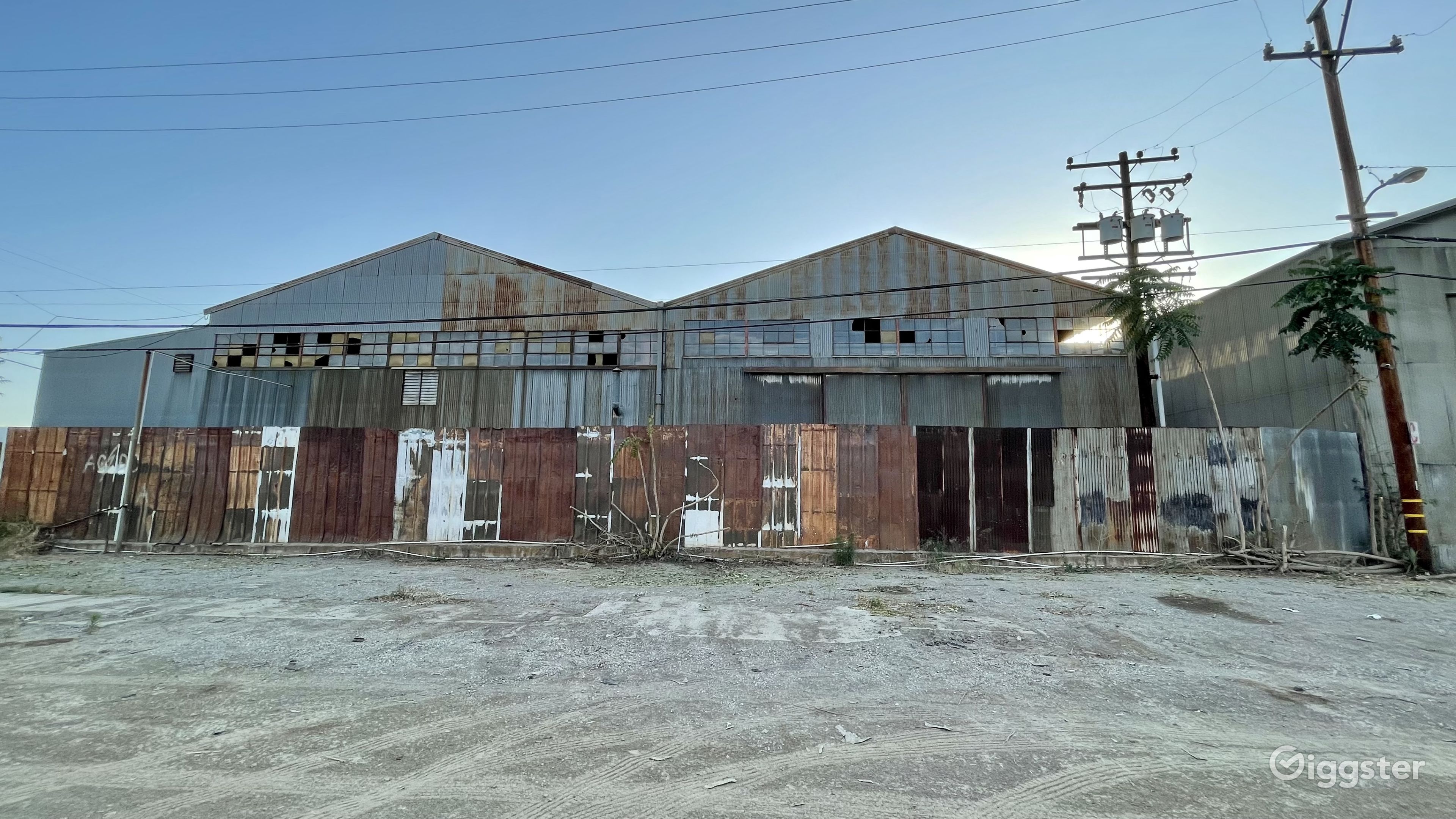 HUGE Industrial Gated Warehouse Lot | Rent this location on Giggster