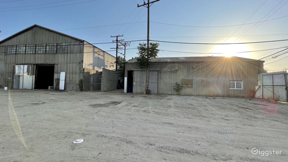 HUGE Industrial Gated Warehouse Lot | Rent this location on Giggster