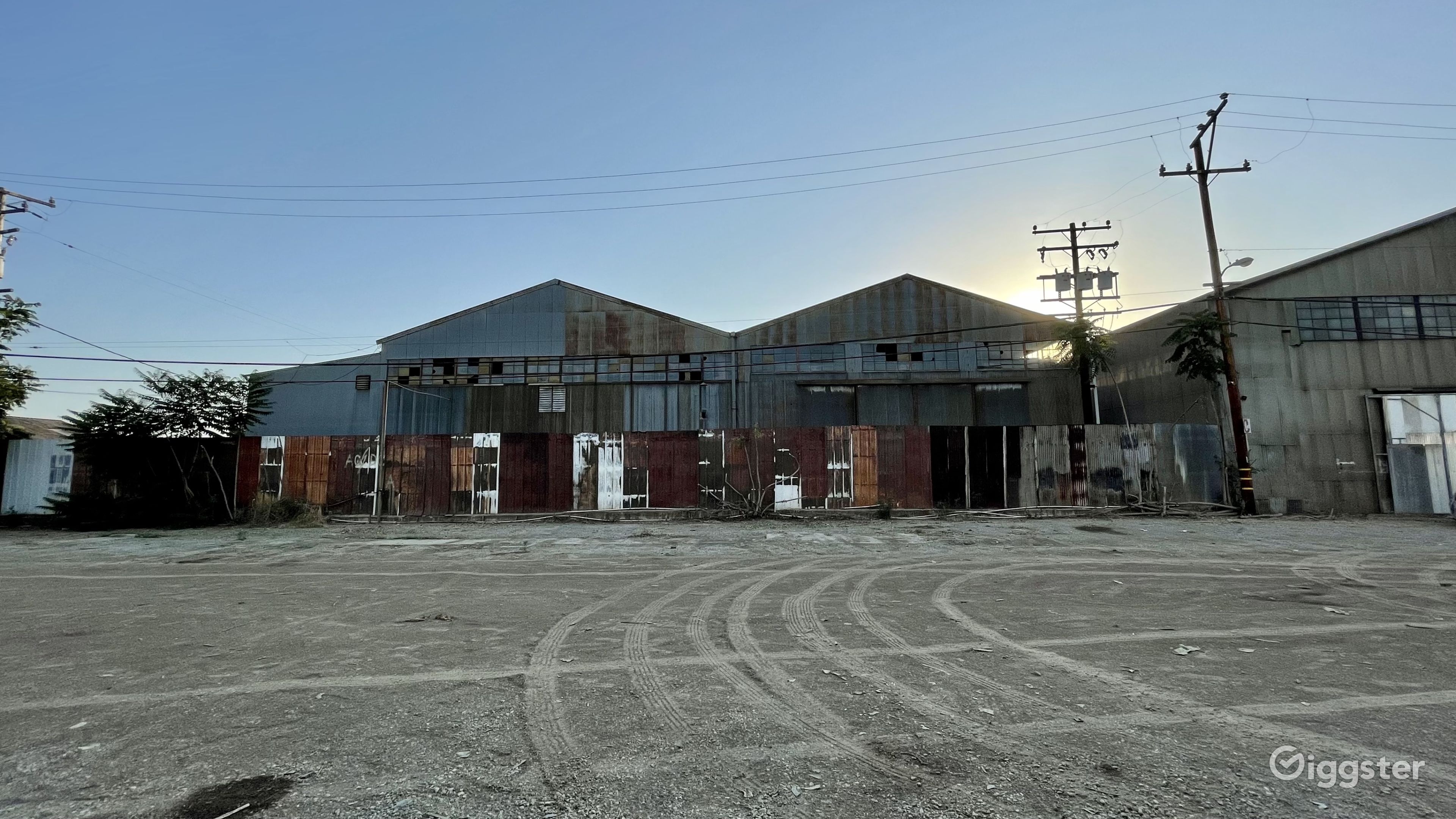 HUGE Industrial Gated Warehouse Lot | Rent this location on Giggster
