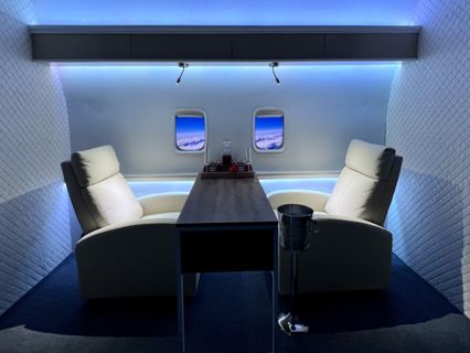 Private Jet Studio Set | Flight Simulation | Rent this location on Giggster