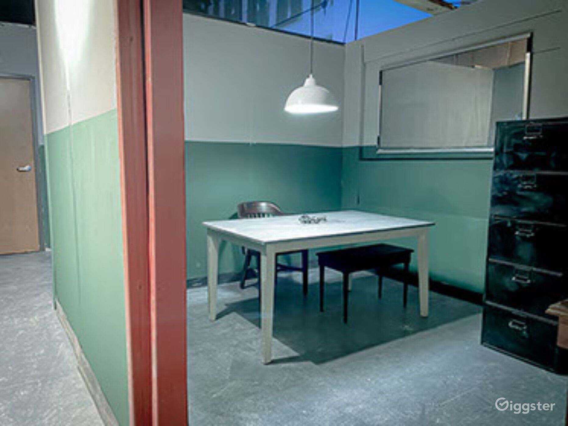 Jail Cell and Interrogation Room Set | Rent this location on Giggster