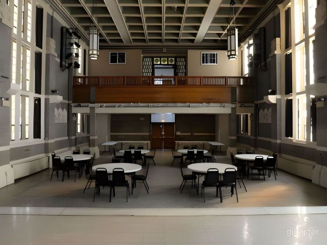 The Chapel Hall with Mezzanine & Stage | Rent this location on Giggster
