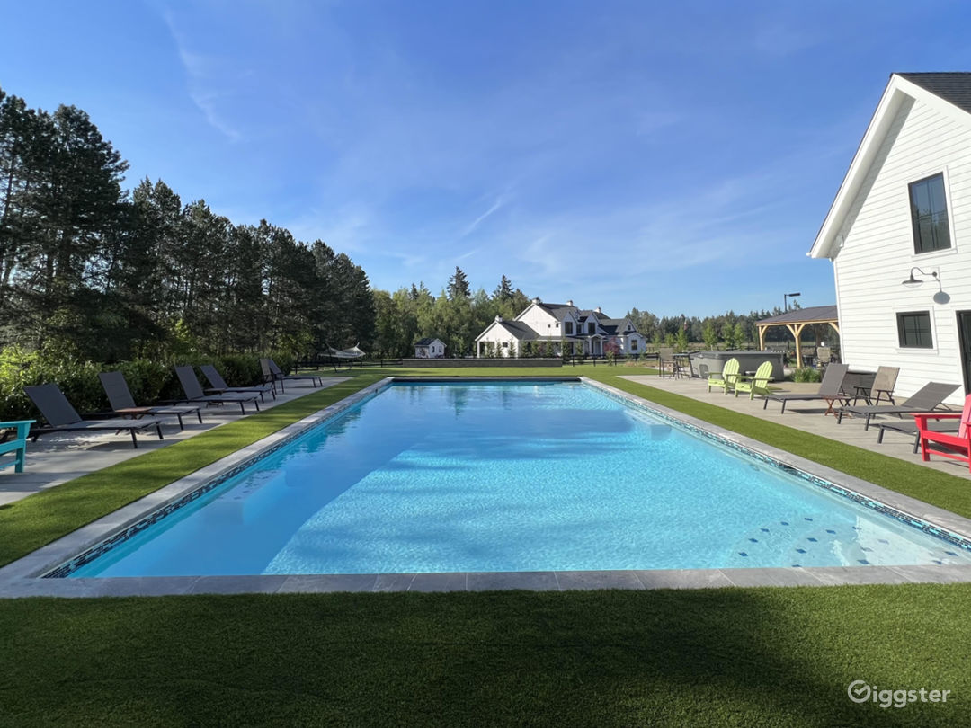 Modern Farmhouse with Pool, Court and More! | Rent this location on ...