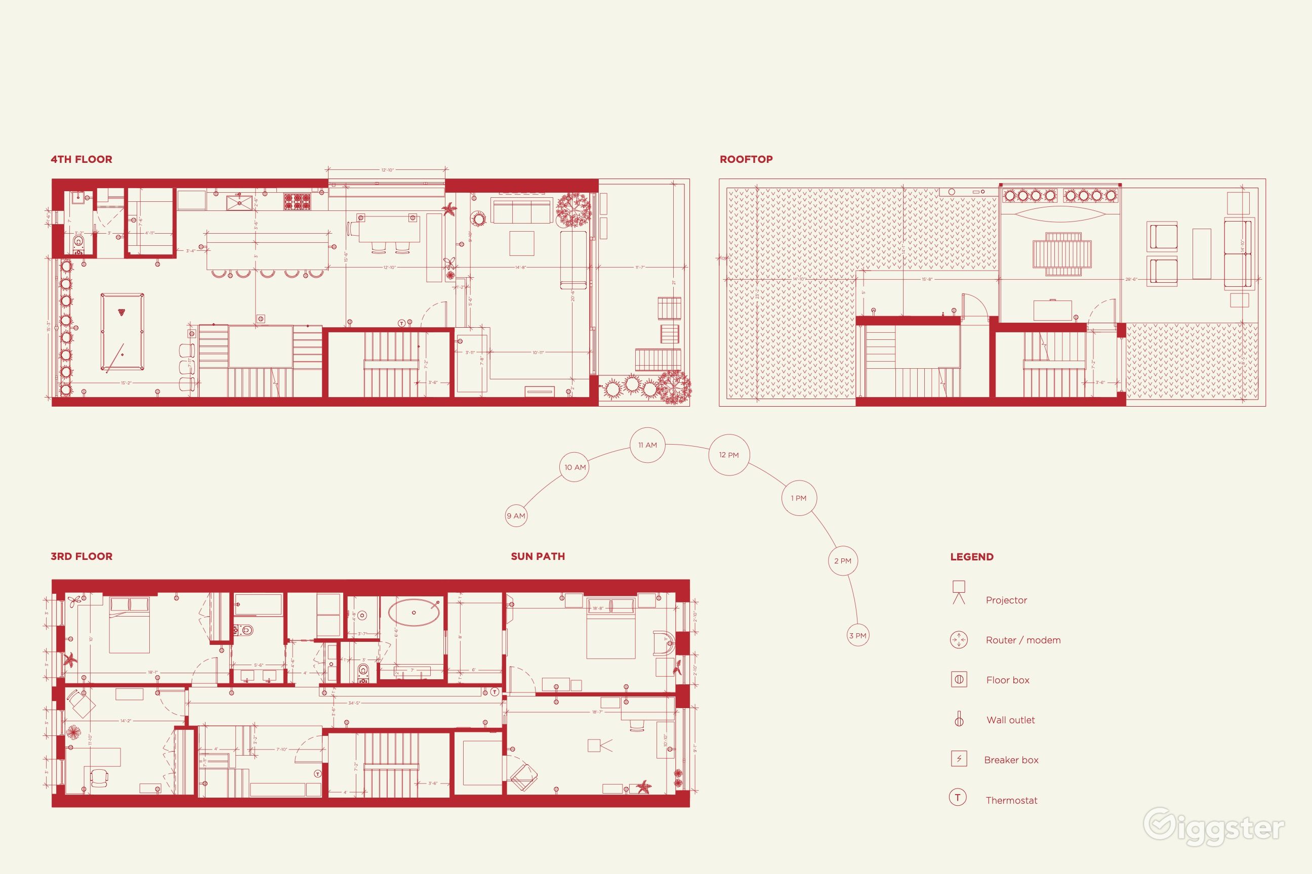 3K sqft Penthouse Duplex & Rooftop Skyline Views | Rent this location ...