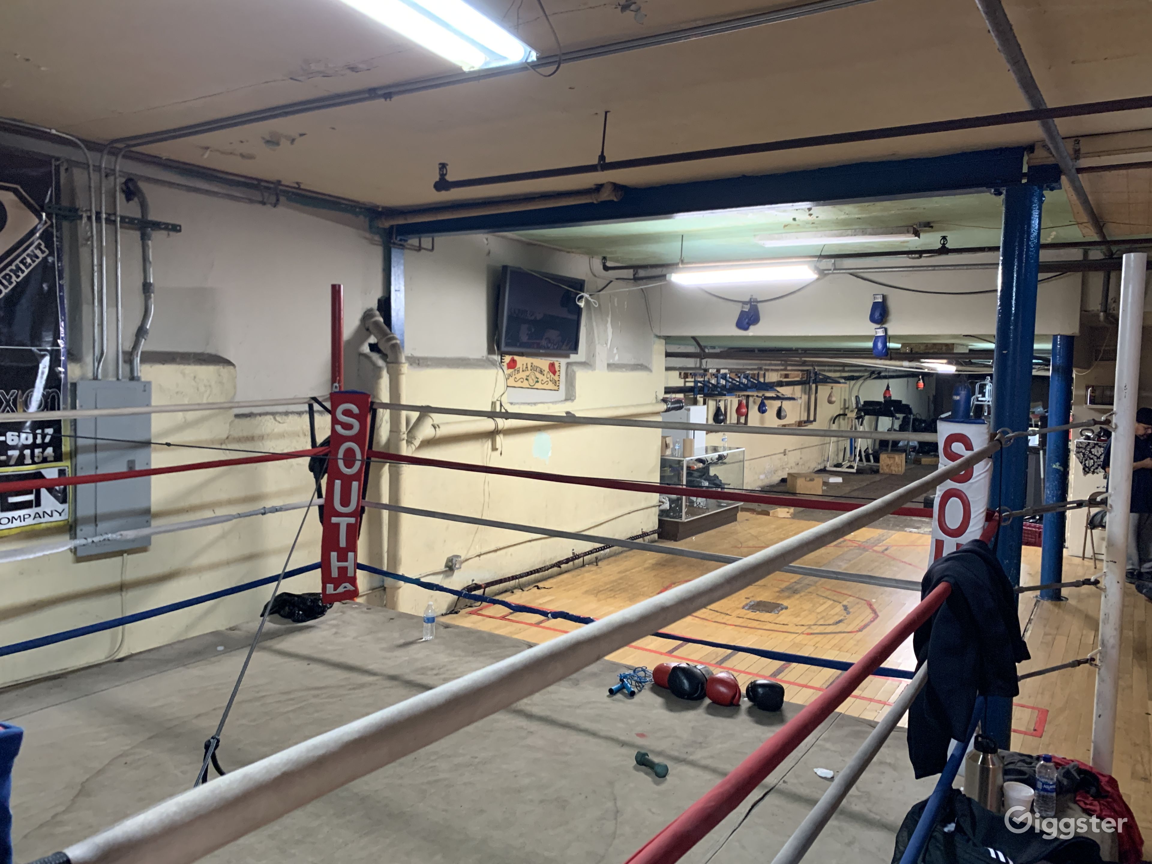 South LA Boxing Ring and Gym for Production | Rent this location on ...