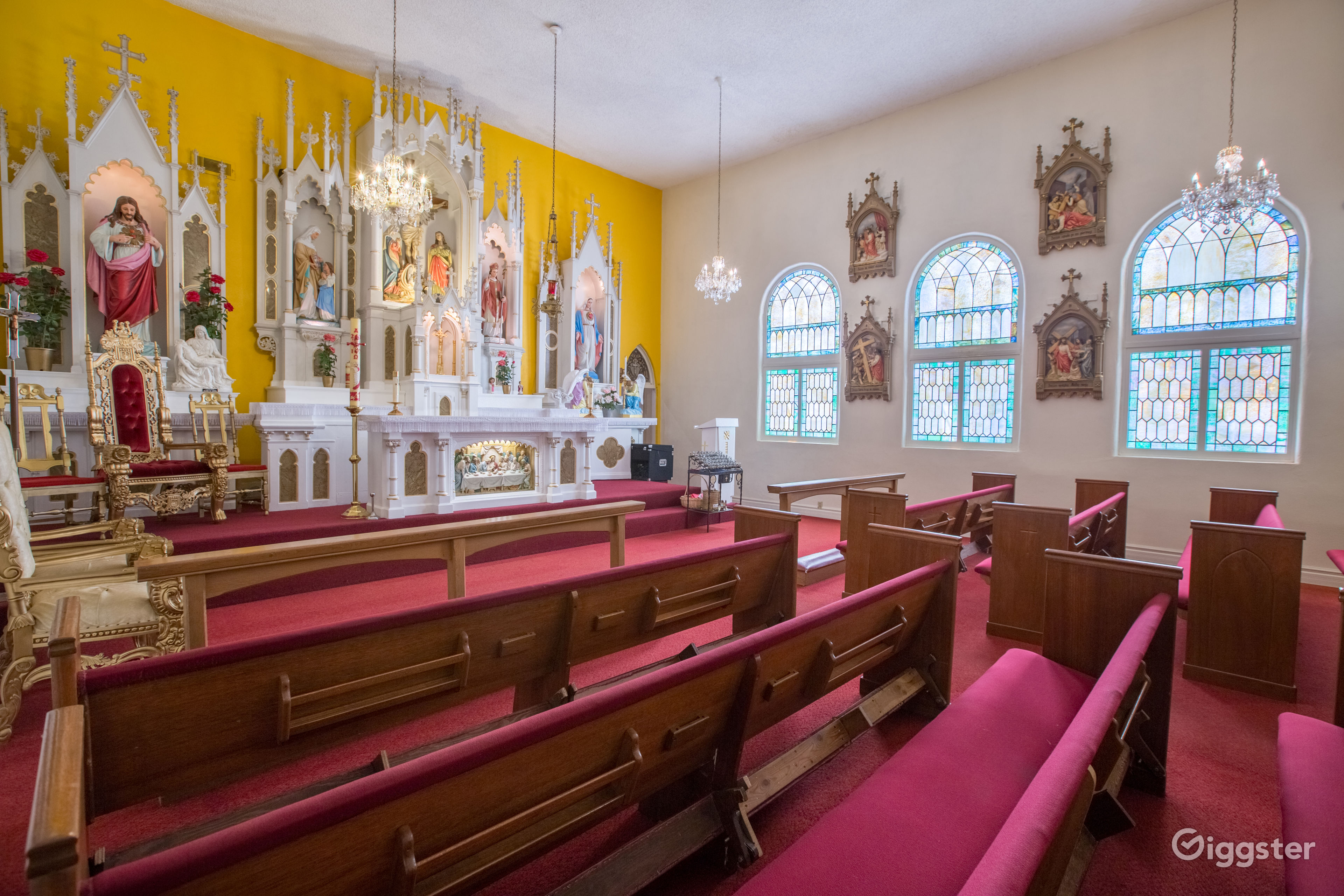 Colorful Spanish Church rented by Parish Committee | Rent this location ...