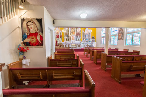 Colorful Spanish Church rented by Parish Committee | Rent this location ...