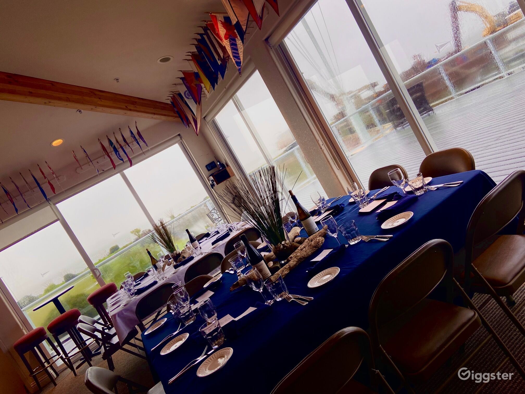 Stunning Waterfront Clubhouse on the Bay | Rent this location on Giggster