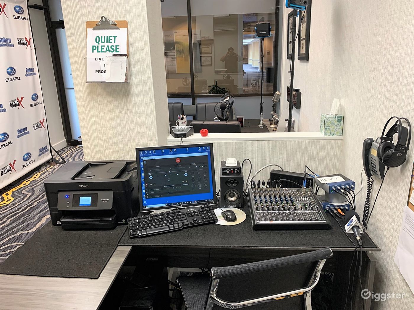 Professional Radio/Podcast Broadcasting Studio | Rent this location on ...