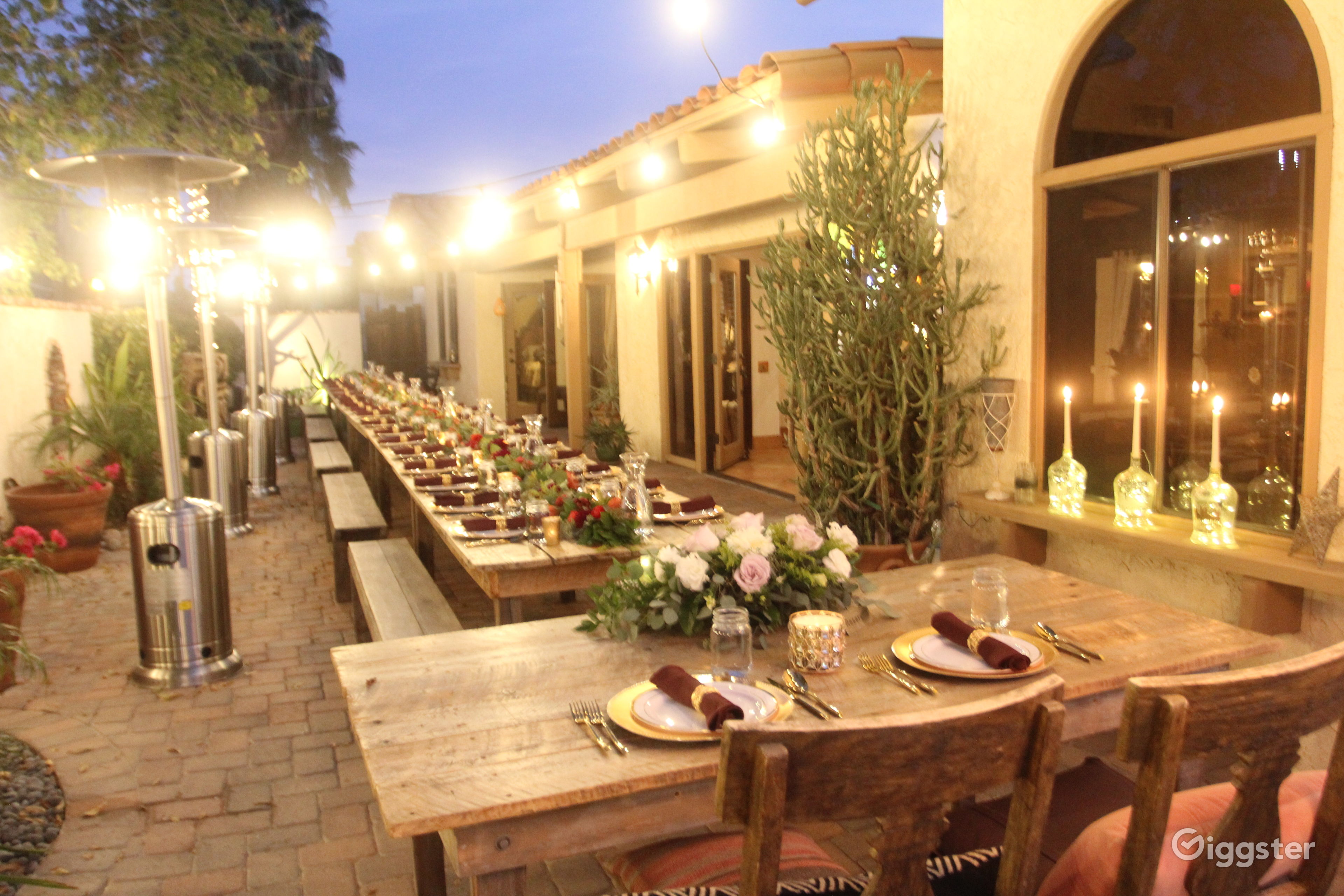 Authentic Mexican style compound in Palm Desert | Rent this location on ...