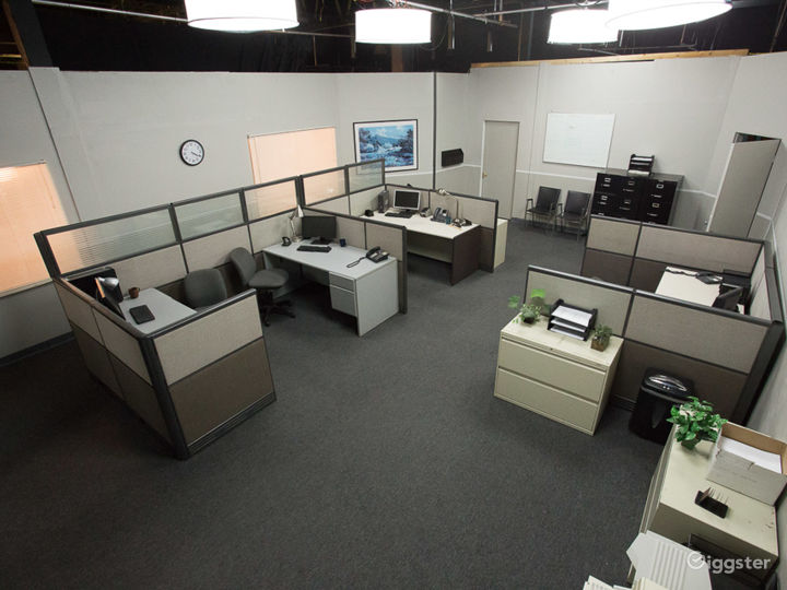 OFFICE Cubicles & Conference Room Set | Rent this location on Giggster