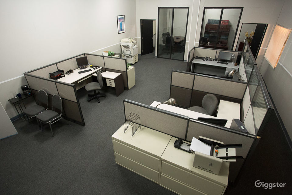 OFFICE Cubicles & Conference Room Set | Rent this location on Giggster