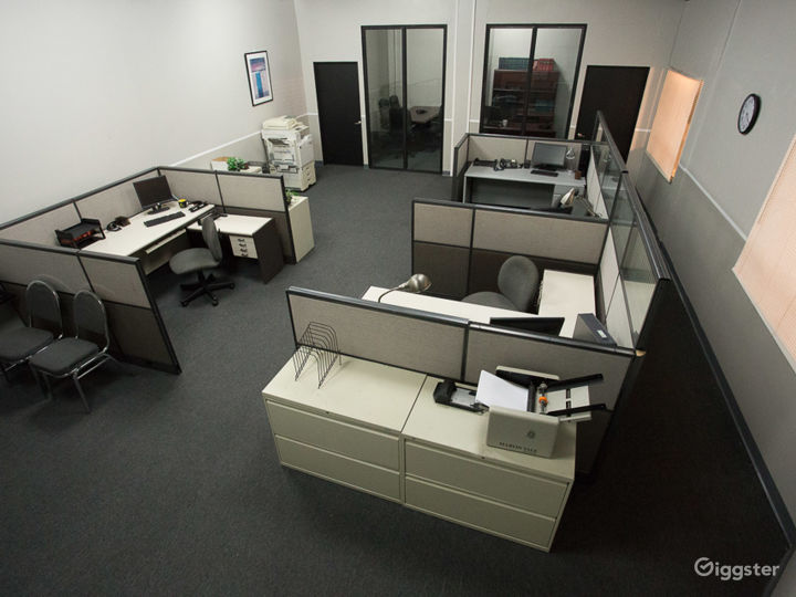 OFFICE Cubicles & Conference Room Set | Rent this location on Giggster