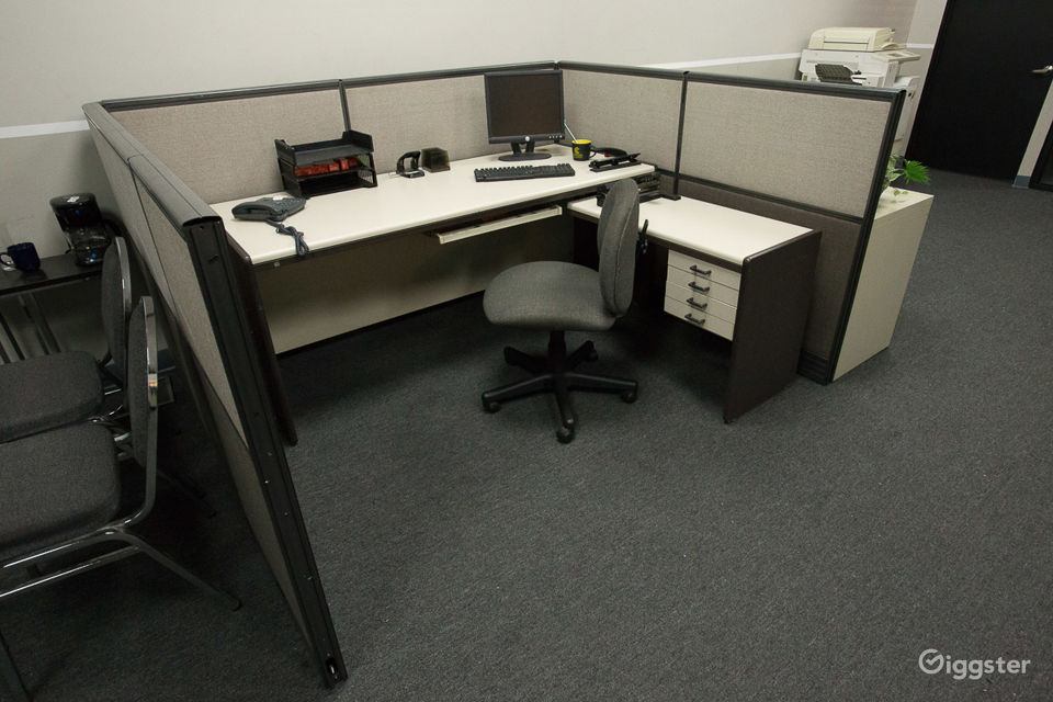 OFFICE Cubicles & Conference Room Set | Rent this location on Giggster