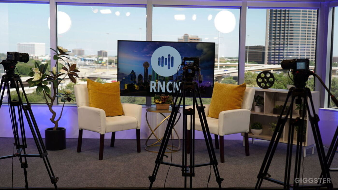 Astonishing Talk Show Studio | Rent this location on Giggster