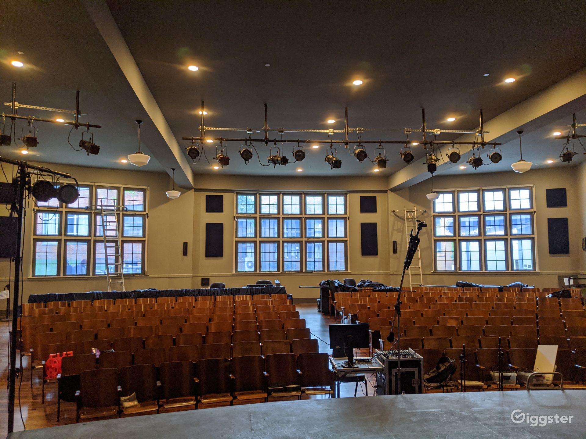 Restored 1926 stone school building | Rent this location on Giggster