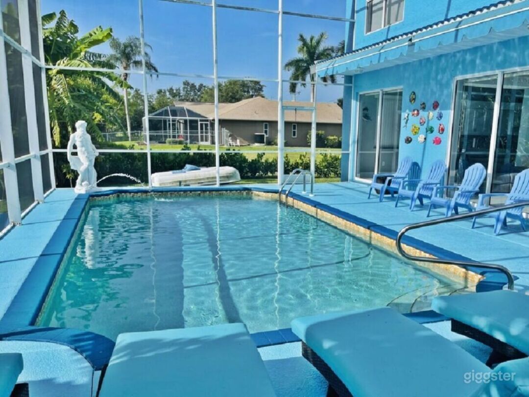 Luxury Blue House, Heated Pool, BBQ, Waterfront, Games. | Rent this ...