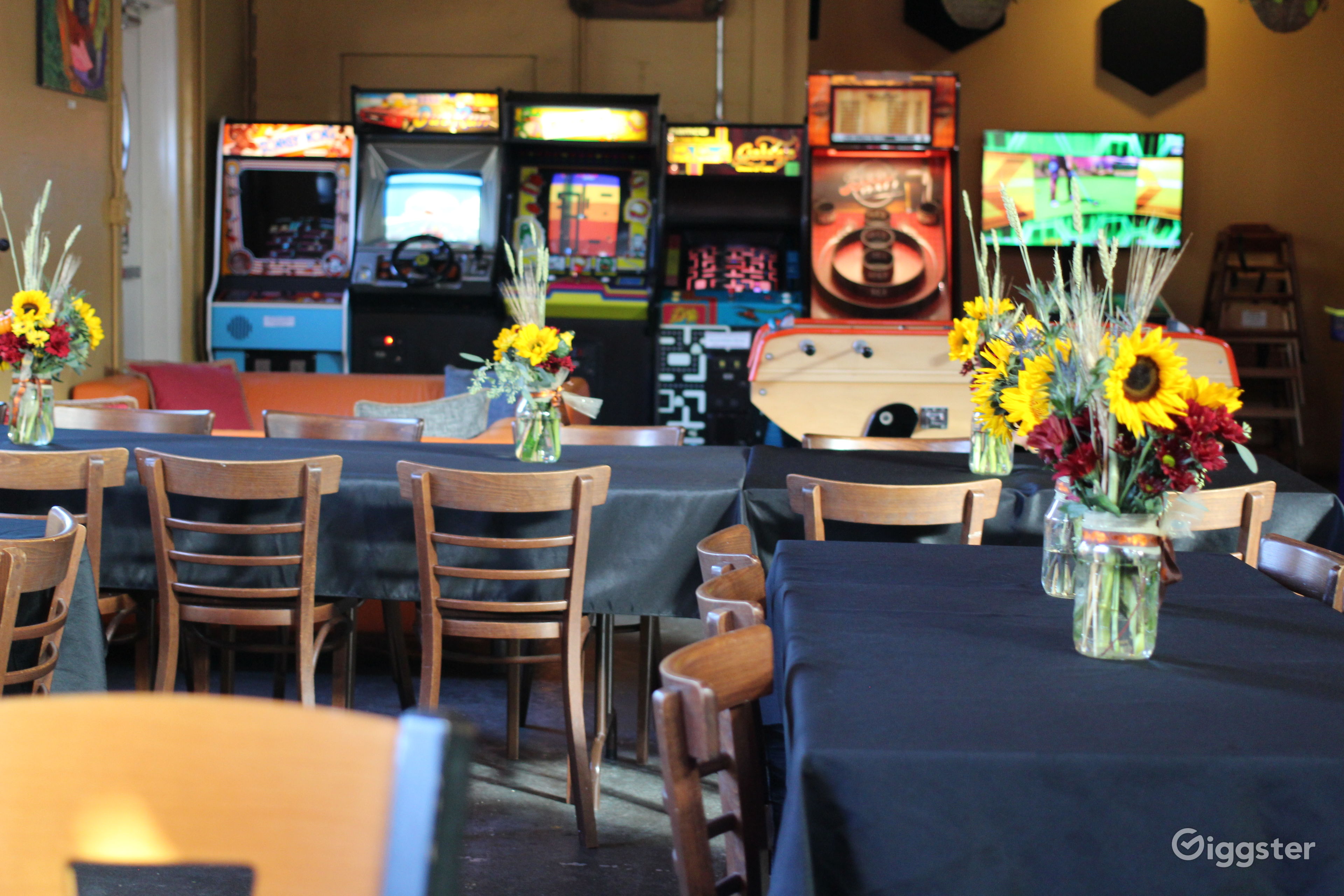 Industrial Space Turned Restaurant + Game Room | Rent this location on ...