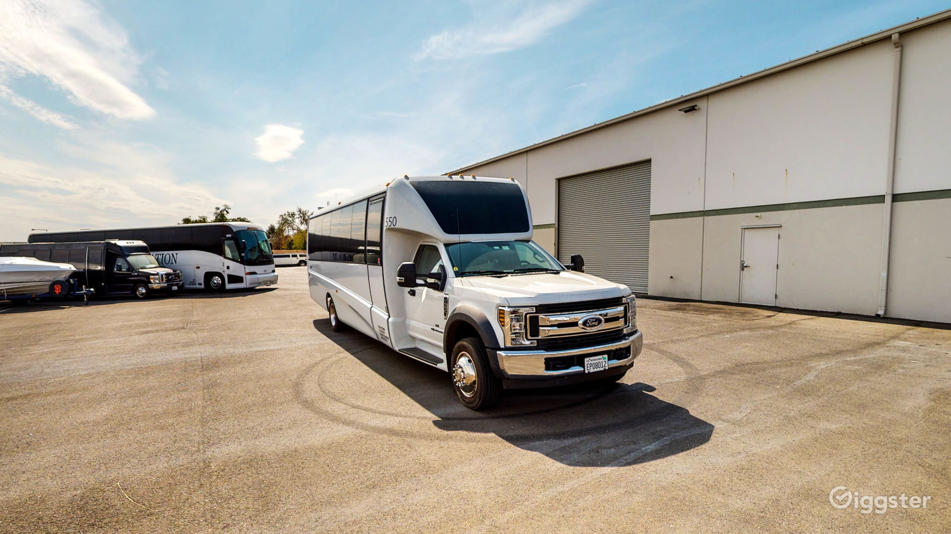 Ford F550 Bus Executive | Rent this location on Giggster