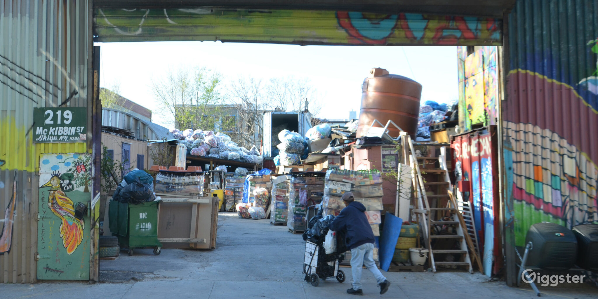 Recycling lot and can/bottle redemption center | Rent this location on ...