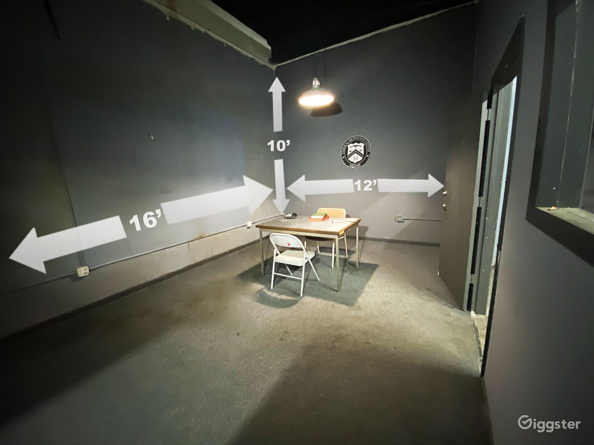Interrogation Room Production Set | Rent this location on Giggster