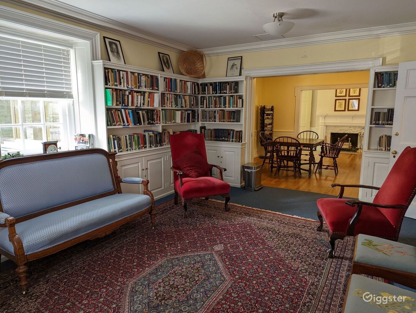 Historic Library and Parlor | Rent this location on Giggster