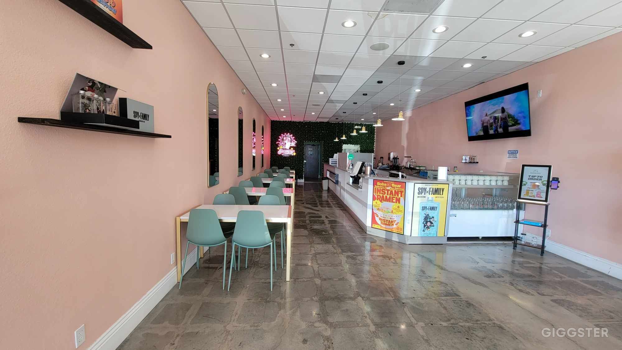 New boba shop cafe space in Temple City | Rent this location on Giggster