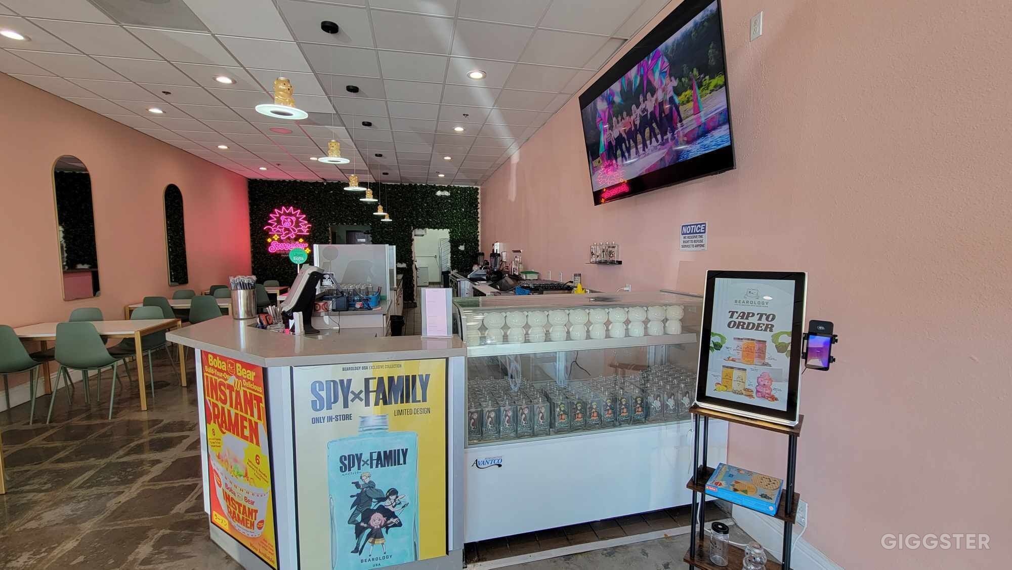 New boba shop cafe space in Temple City | Rent this location on Giggster
