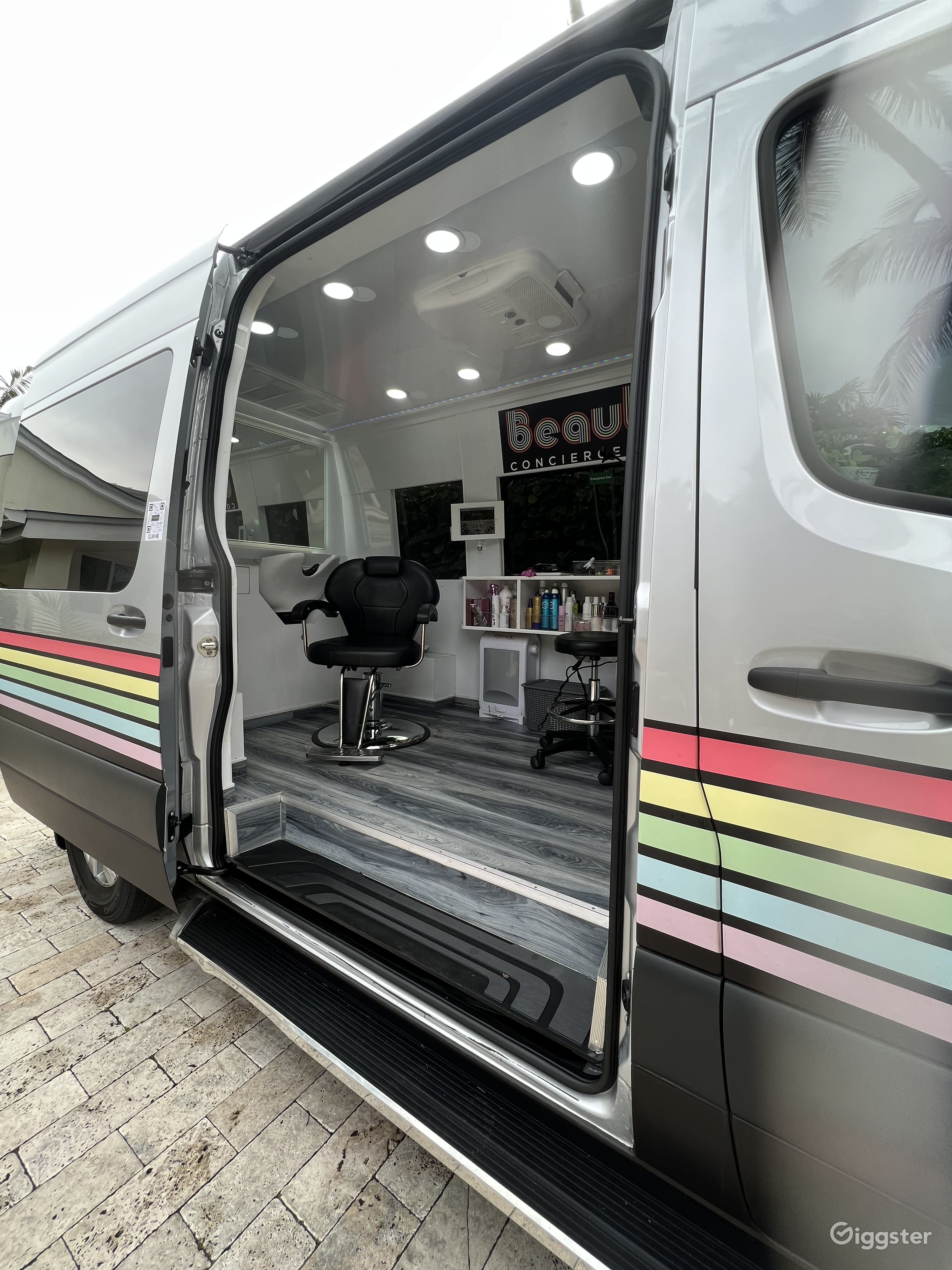 Mobile Barbershop/Hair Salon - MB Sprinter Van | Rent this location on ...