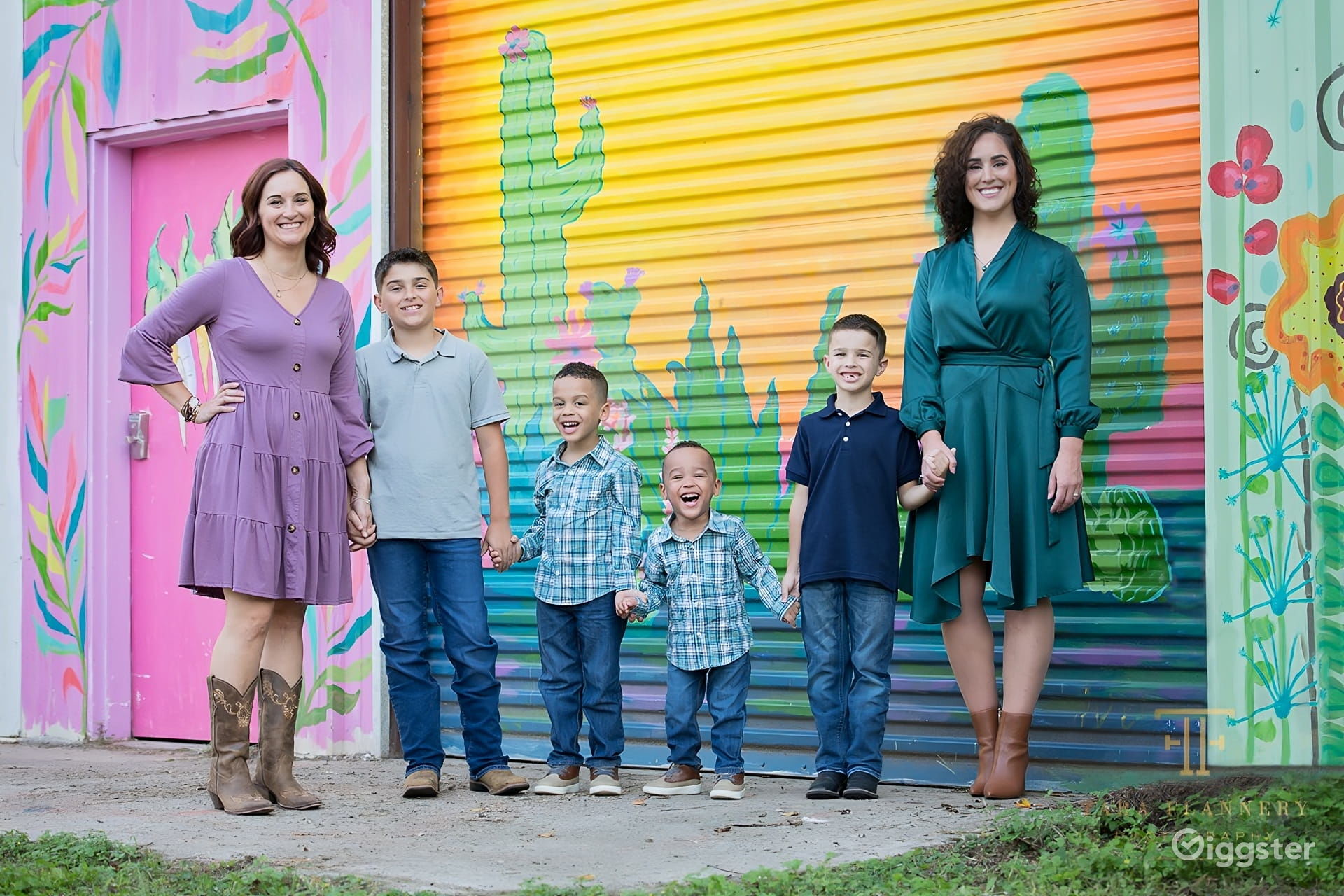 Creative Muraled Rustic Forest off FM 1488 | Rent this location on Giggster