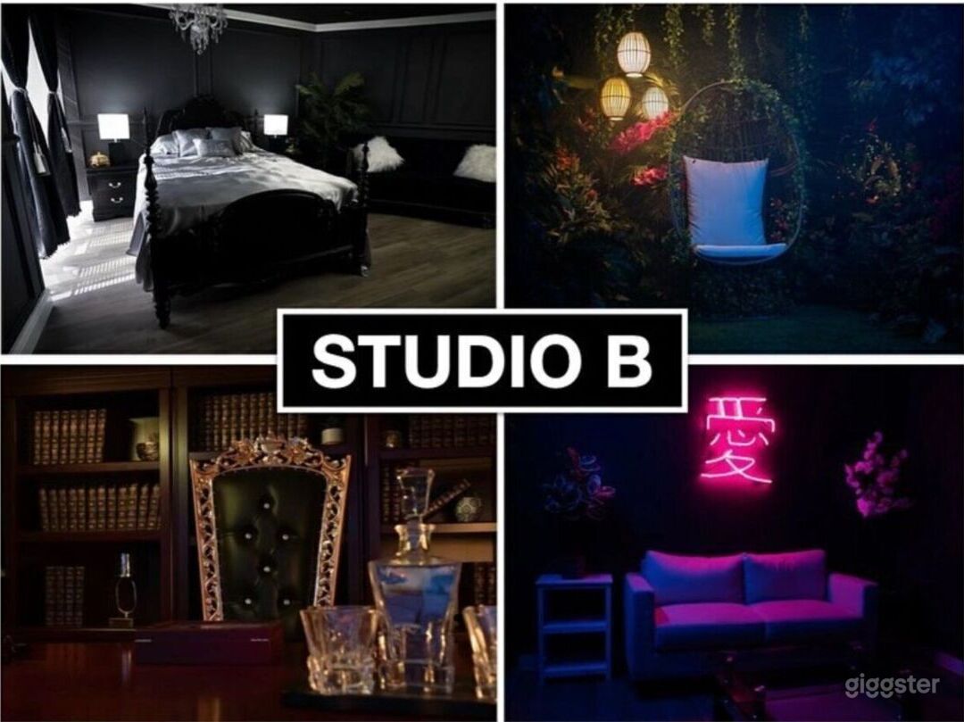 MULTI-SET B - Tropical Garden, Japanese Neon Room, Luxury Noir Bedroom, Boss Office | Rent this ...