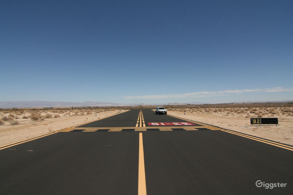 Desert Runway | Rent this location on Giggster