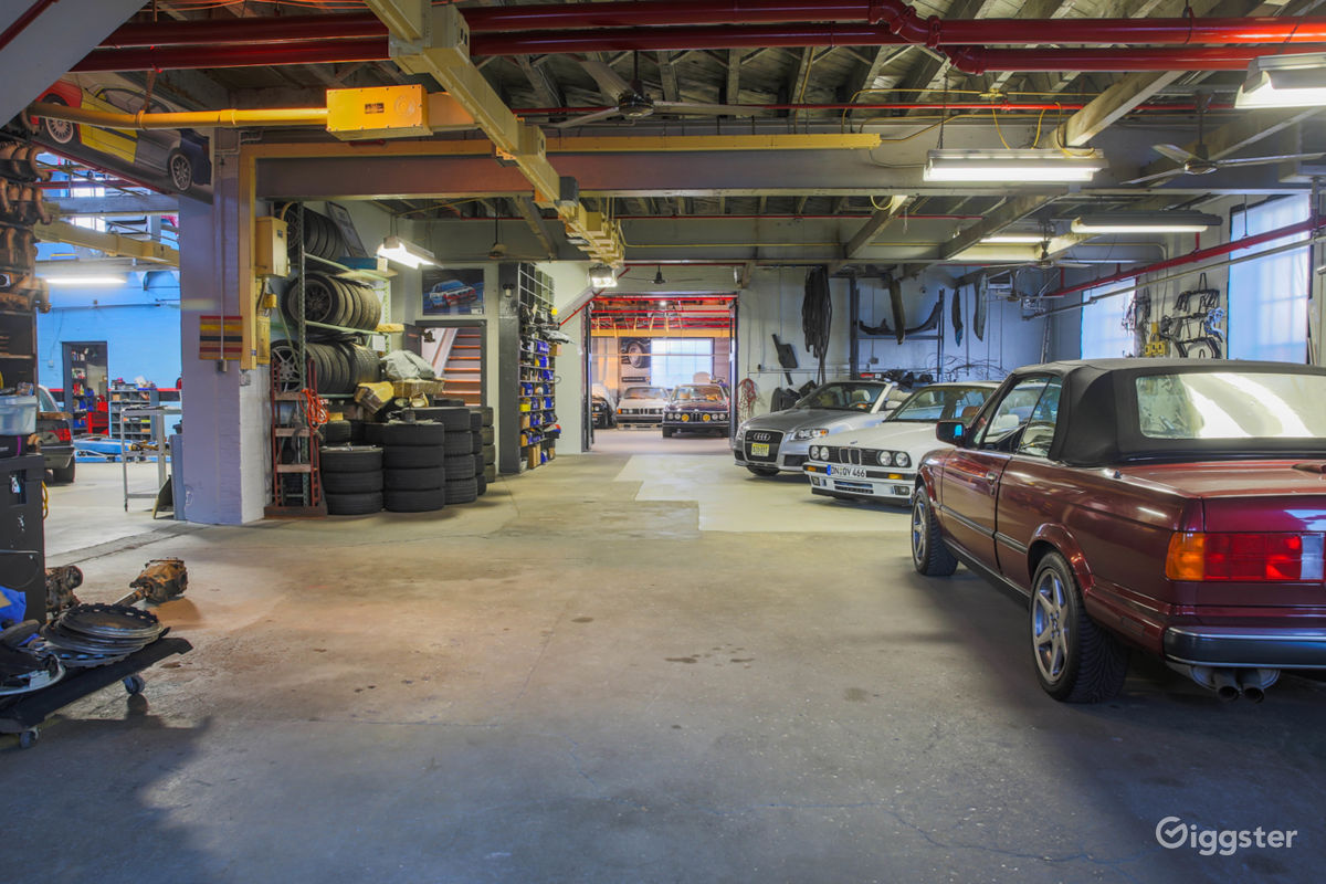 Unique Warehouse with 80s European cars | Rent this location on Giggster