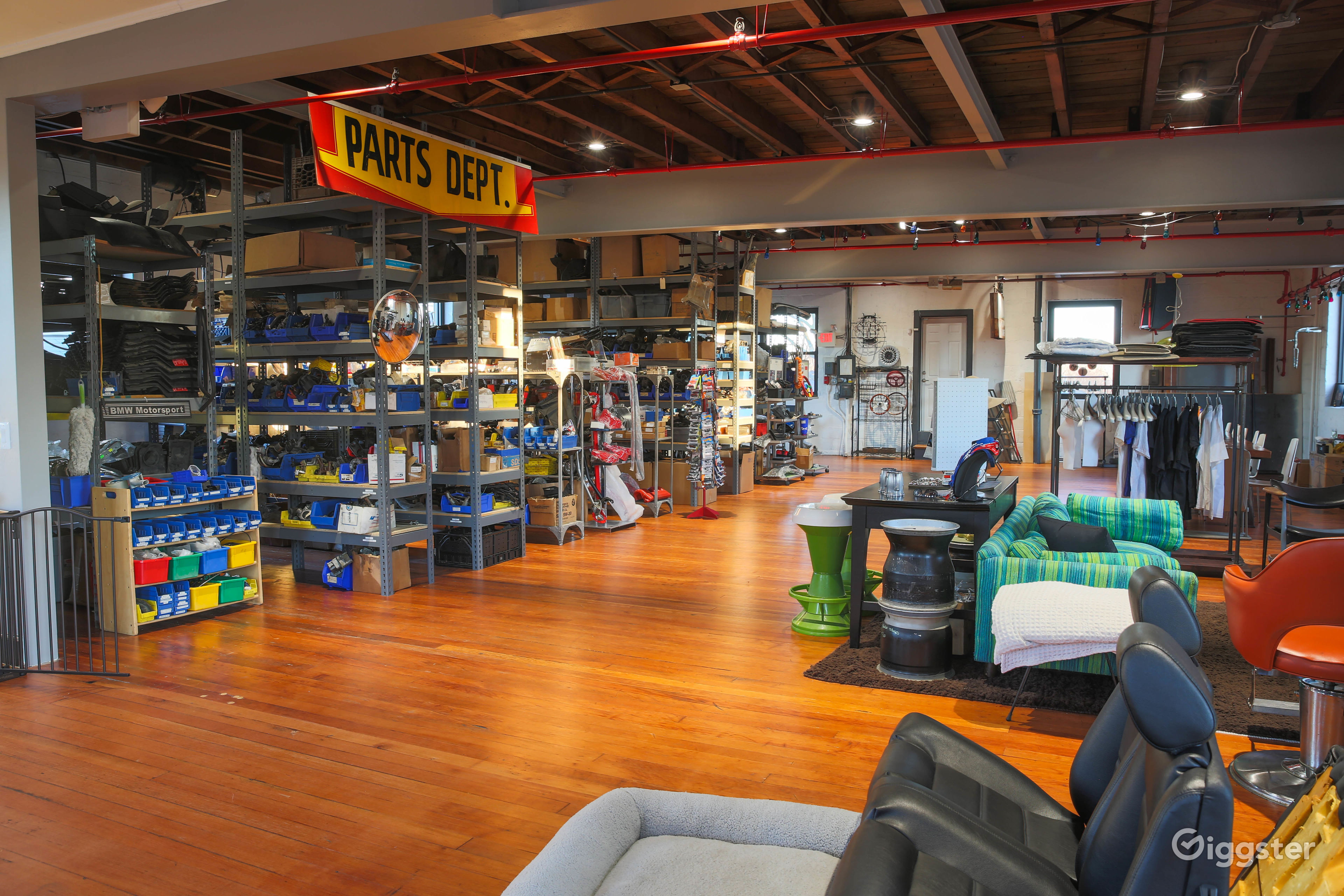 Unique Warehouse with 80s European cars | Rent this location on Giggster