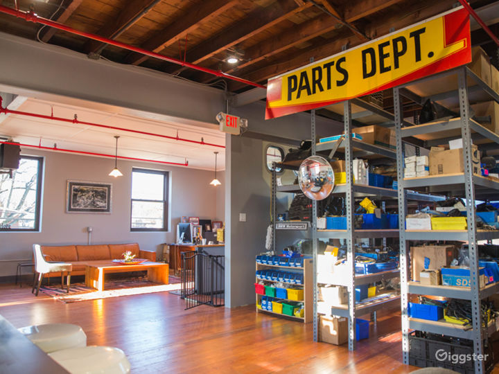Unique Warehouse with 80s European cars | Rent this location on Giggster