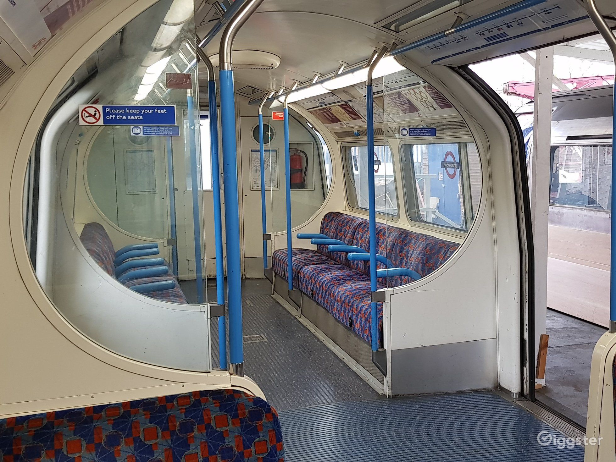 Original Tube Carriages in London | Rent this location on Giggster