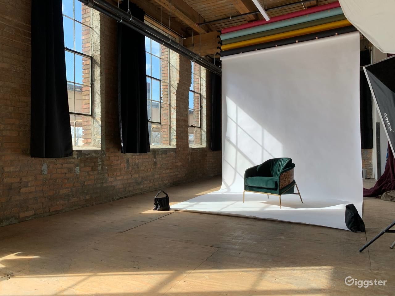 Sunny Corner Studio Backdrops & Equipment included | Rent this location ...