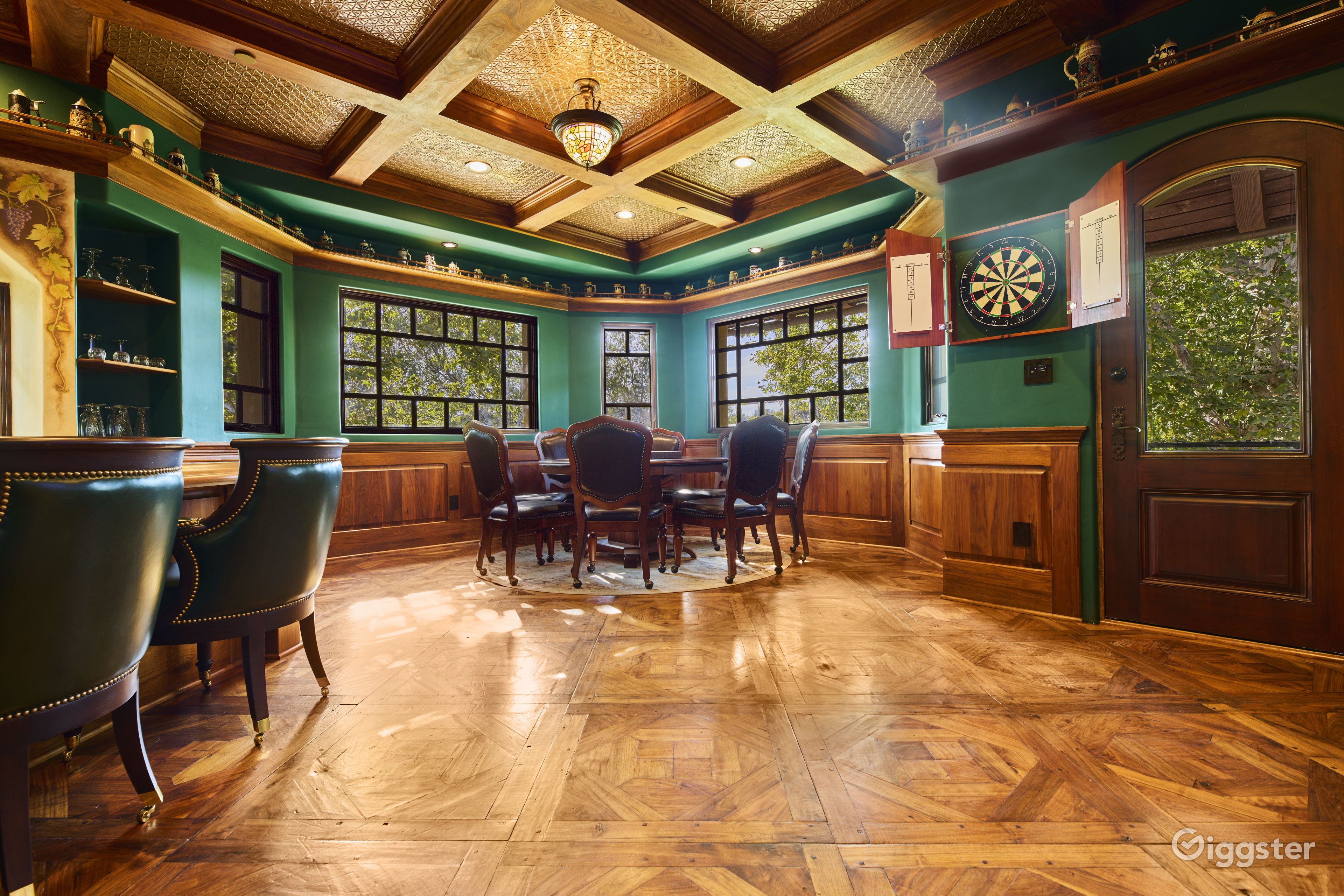 Old English Style Pub With Poker Table | Rent this location on Giggster