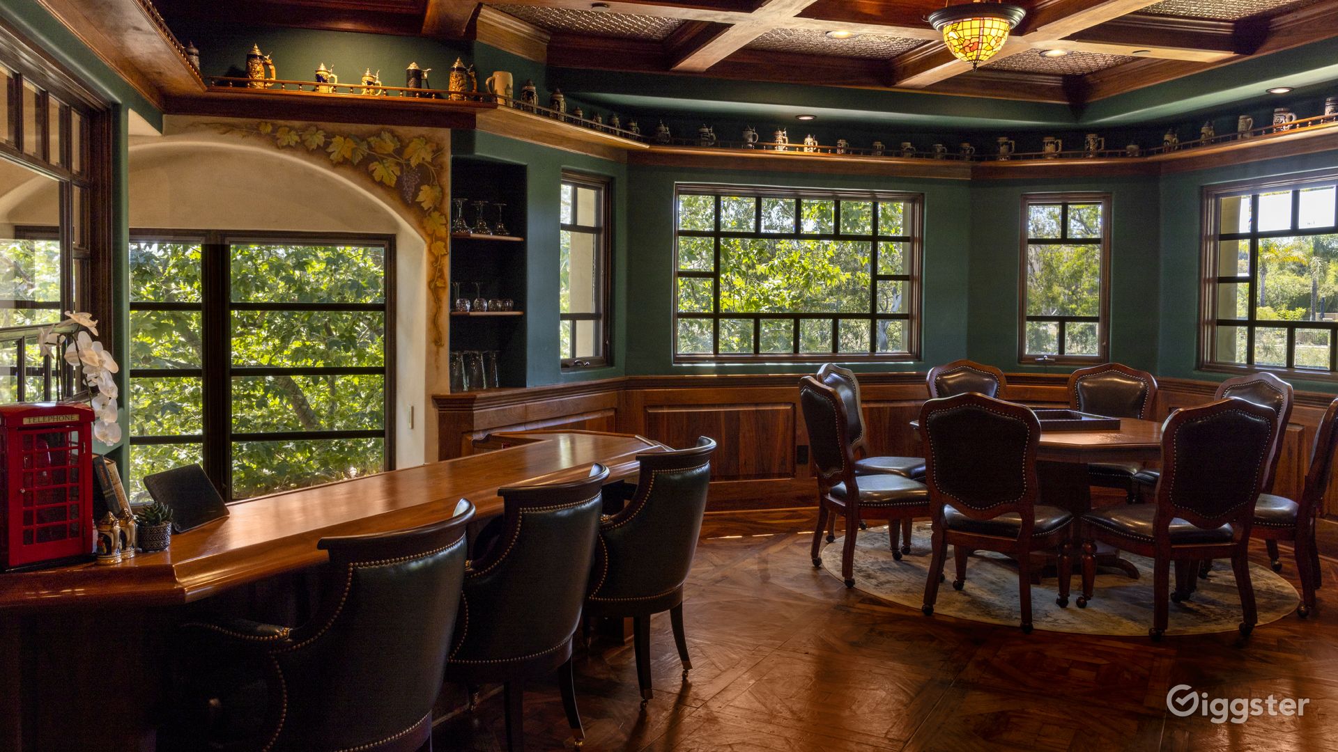 Old English Style Pub With Poker Table | Rent this location on Giggster