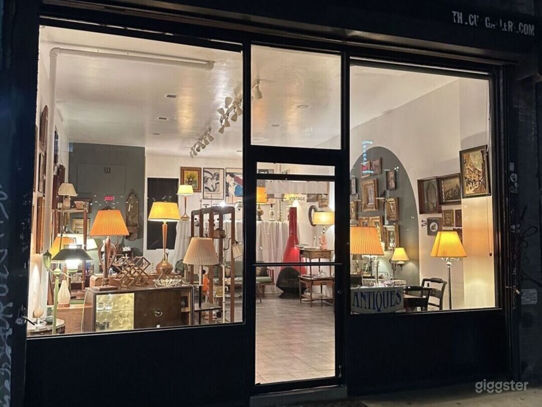 Curated Vintage and Antique Shop Store with Huge Windows | Rent this ...