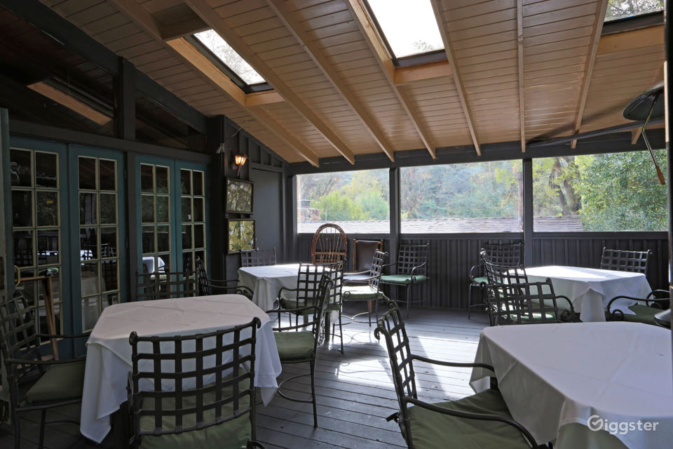 Rustic Lodge Restaurant surrounded by Mountains | Rent this location on ...