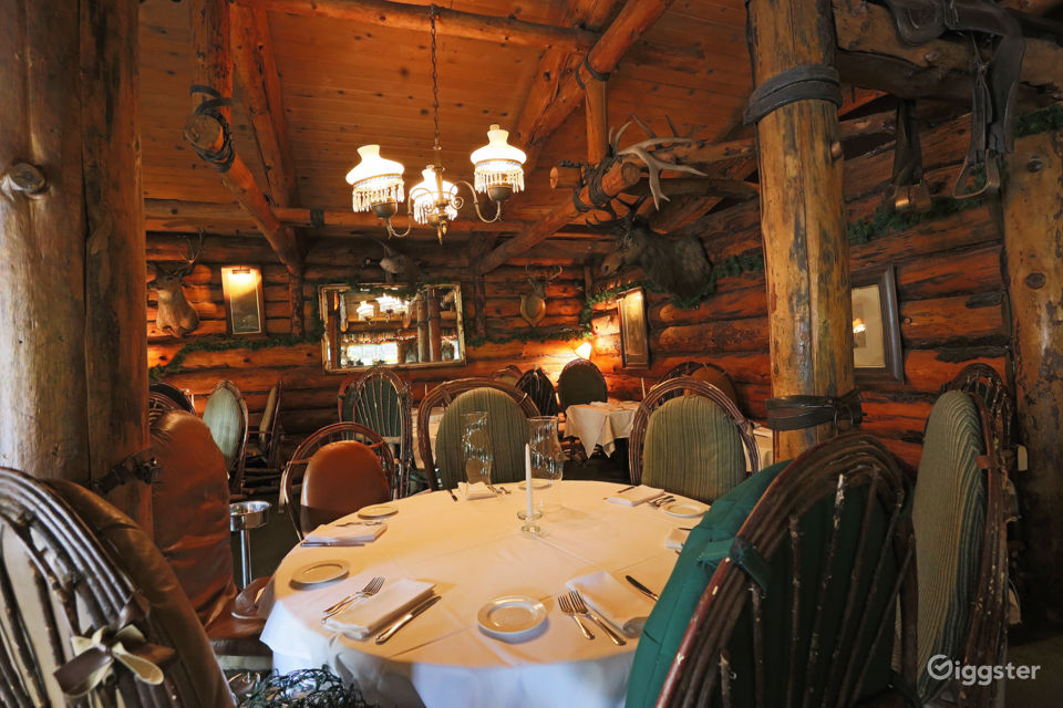 Rustic Lodge Restaurant surrounded by Mountains | Rent this location on ...