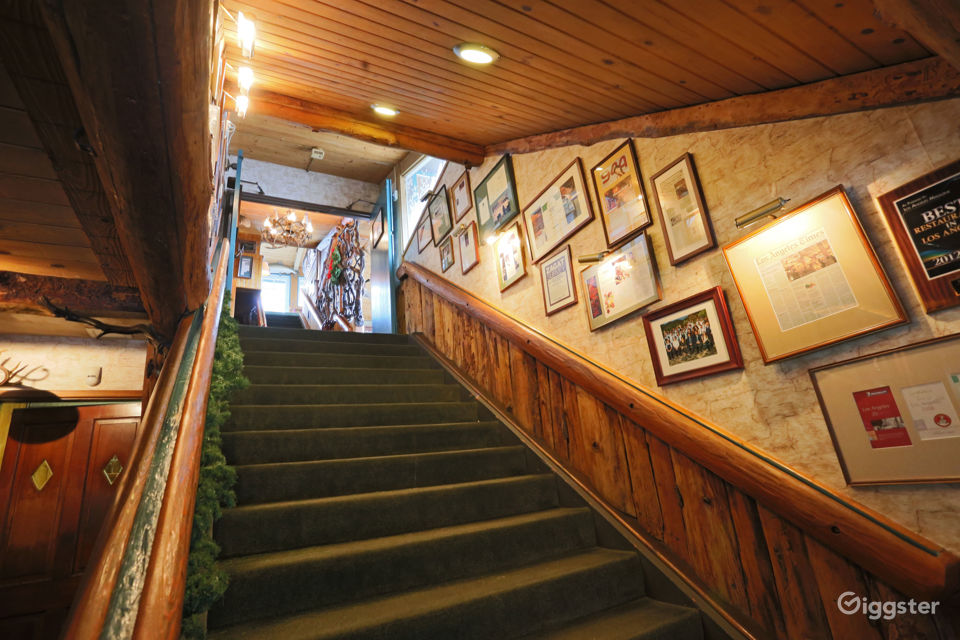 Rustic Lodge Restaurant surrounded by Mountains | Rent this location on ...