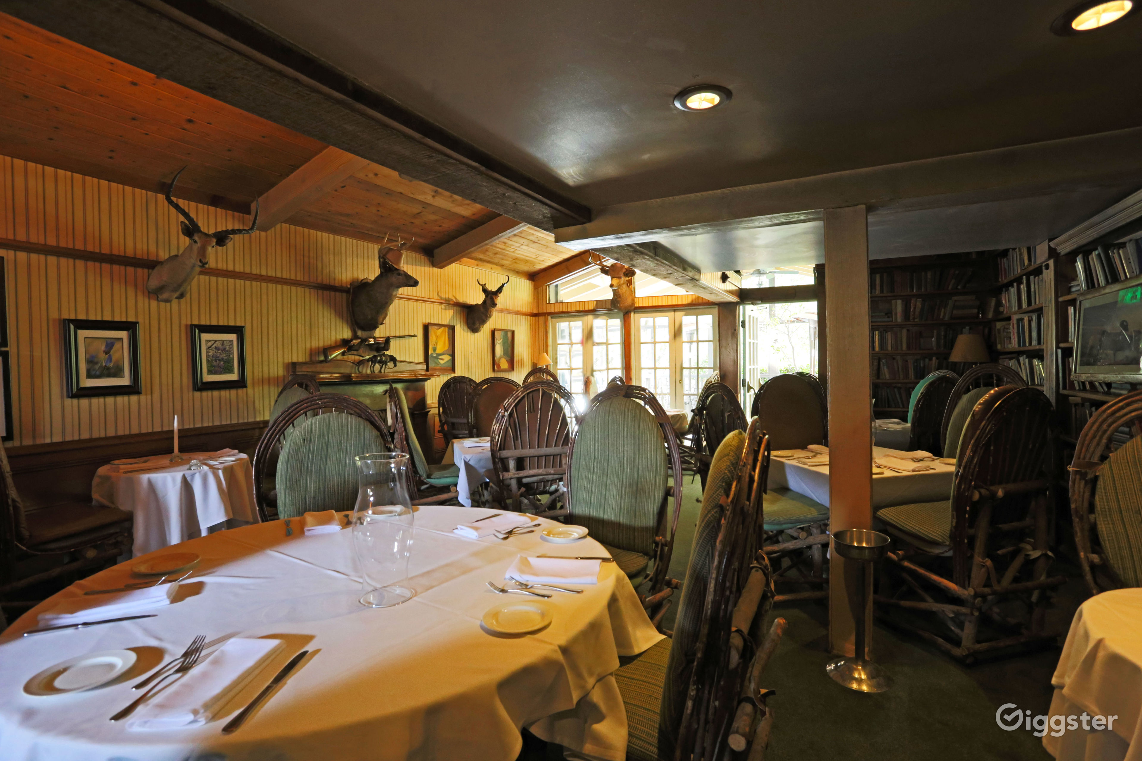 Rustic Lodge Restaurant surrounded by Mountains | Rent this location on ...