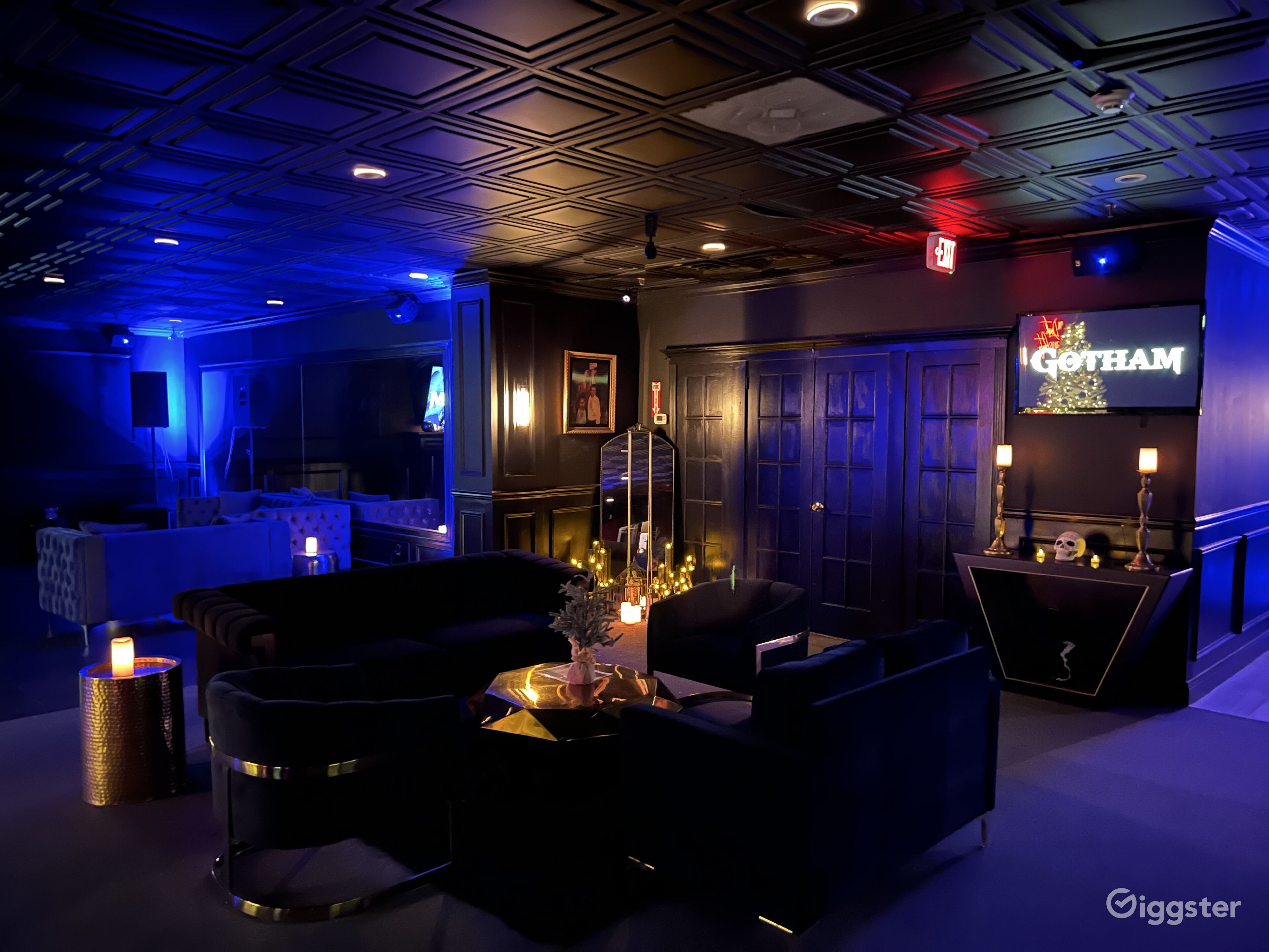Venue, Lounge, Haunted House Rooms, Field | Rent this location on Giggster